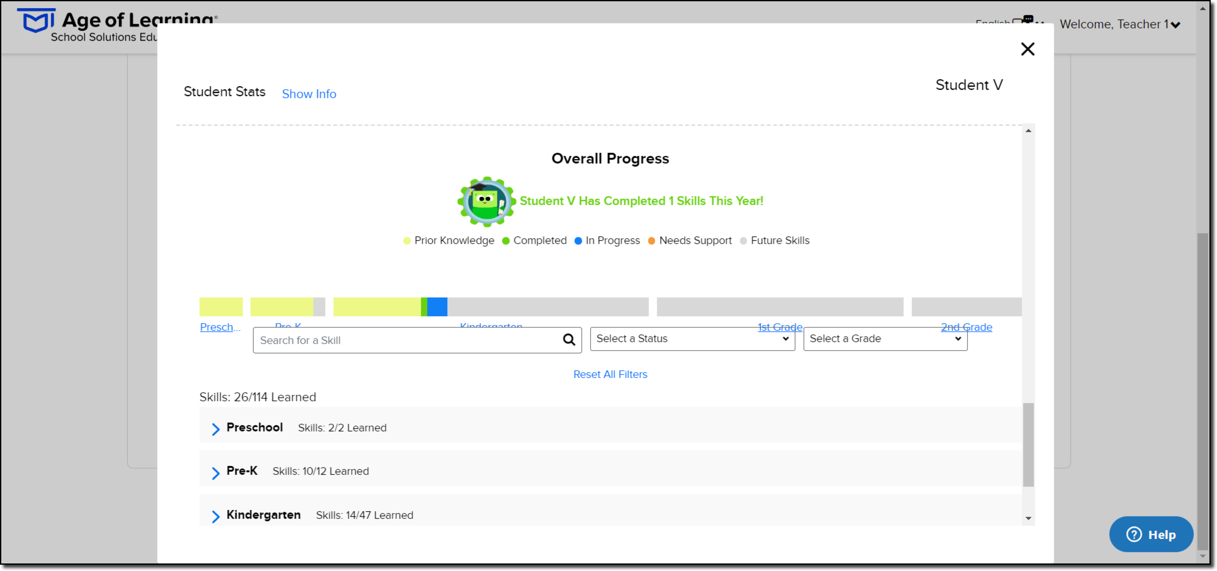 How do I find individual student usage and progress data? – School Solutions Support | Age of ...