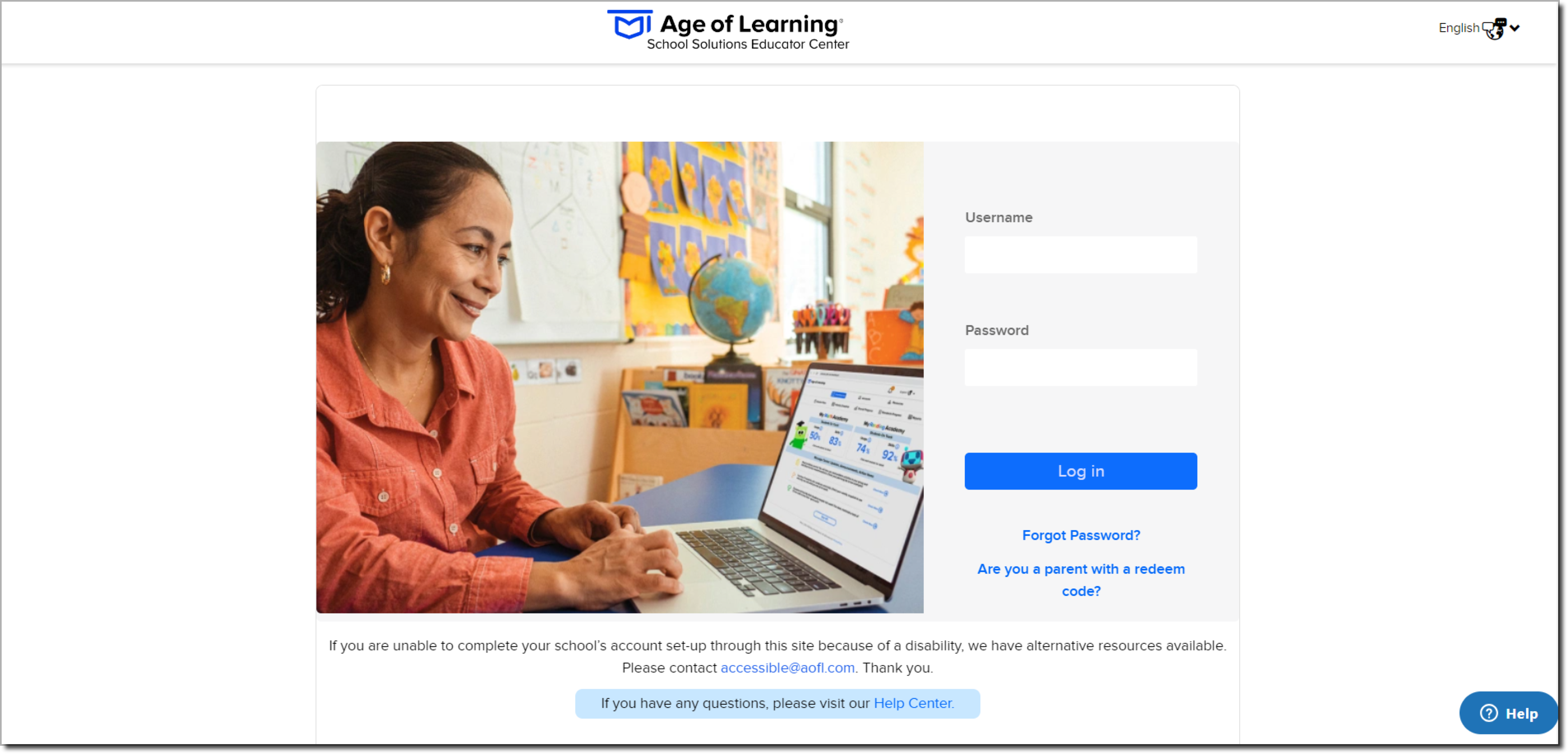 How to Add a Class in the Educator Center – School Solutions Support | Age of Learning