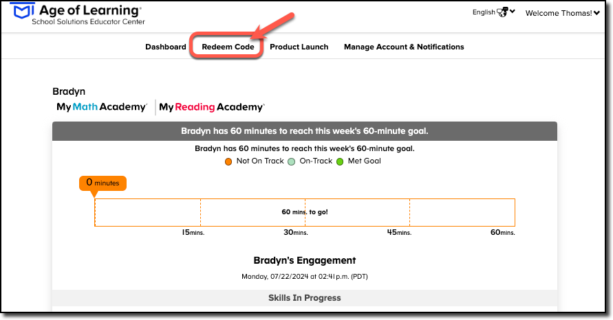 How to Redeem Your Child’s Code and Activate Your Home Account – School ...