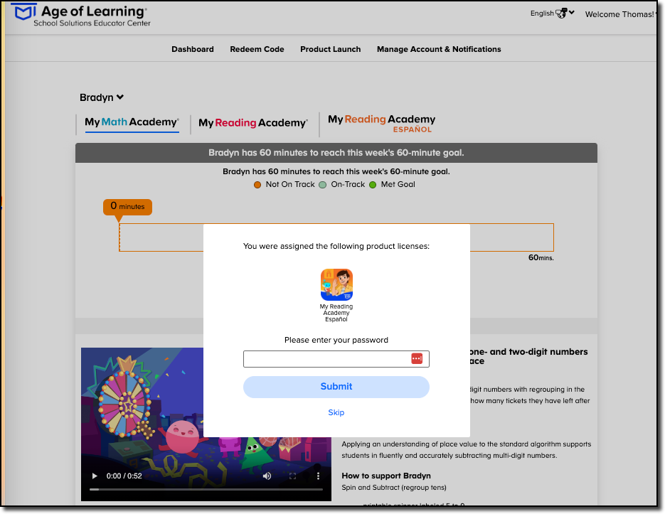 ¿Por qué en el Centro para cuidadores figura que se me ha asignado una nueva licencia de ...